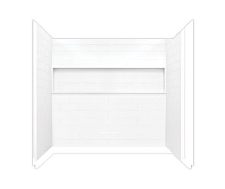 Bootz NexTile Tub Wall Kit 30" X 60" X 60" - Contractors' Warehouse
